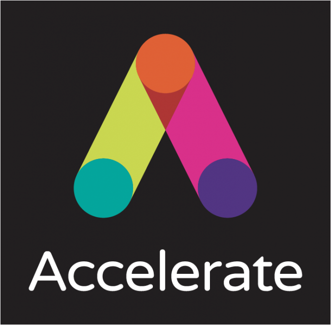 Our logo - Accelerate