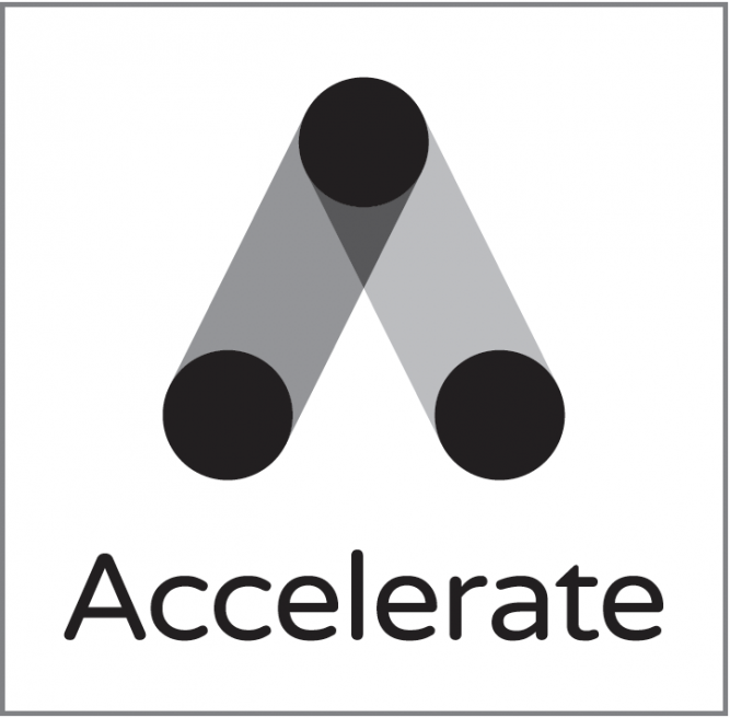 Our logo - Accelerate
