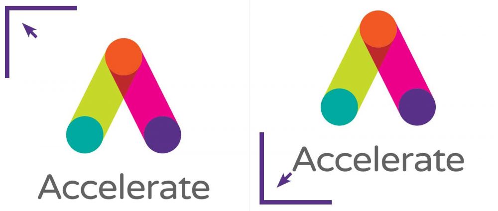 Our logo - Accelerate