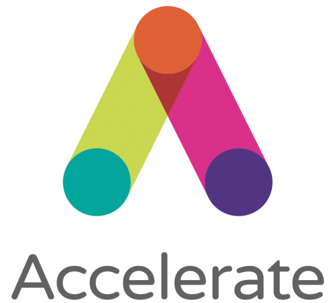 Our logo - Accelerate